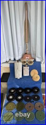 Vintage Hoover Floor Polisher Scrubber Shampooer Plus 8 Brushes 12 Pads ...